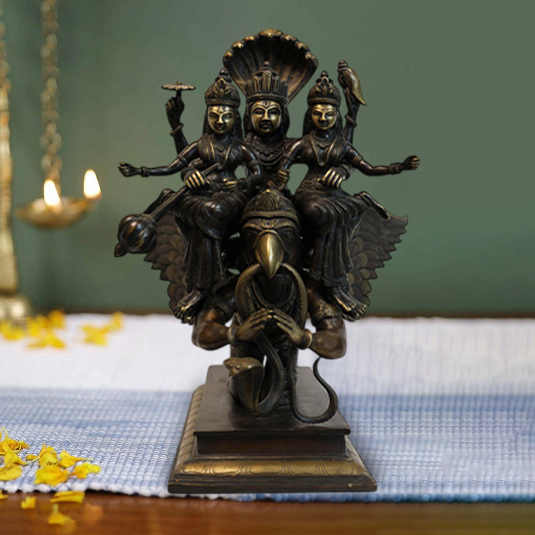 Buy Bronze Garuda Vaahan Idol Online | Siddhhi – Siddhhi Arts